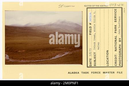 Ivisak Creek, middle Killik River Valley. Alaska Task Force Photographs ...