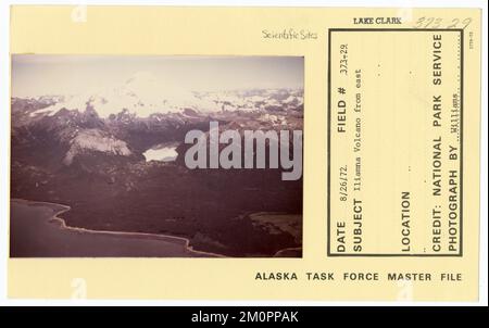 Iliamna volcano from east. Alaska Task Force Photographs Stock Photo ...