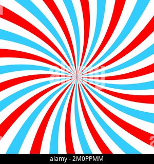 Pink and blue radial stipes. Circus, carnival or festival background ...
