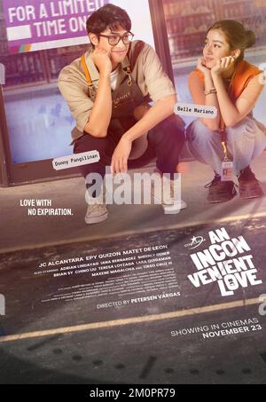 AN INCONVENIENT LOVE, from left: Donny Pangilinan, Belle Mariano, 2022 ...