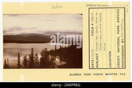 Unnamed lake locally known as "North Lake" N Fork Koyukuk Valley ...