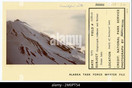 Chiginigak volcano and Mother Goose Lake. Alaska Task Force Photographs ...