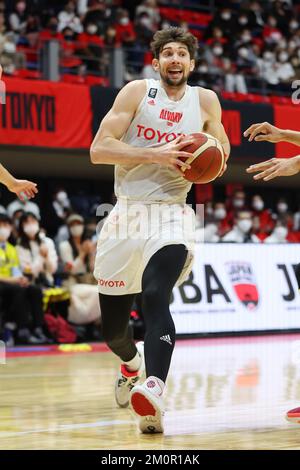 Tokyo, Japan. 7th Dec, 2022. Josh Hawkinson (Brave Warriors) Basketball ...