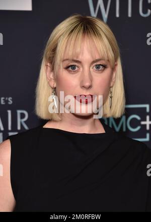 Hannah Alline walking the red carpet at the premiere of “Anne Rice’s ...