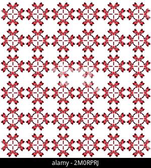 Floral viva magenta seamless vector pattern. Color of the year girly ...