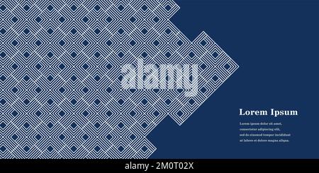 abstract navy white square, geometric texture background, silhouette of ...