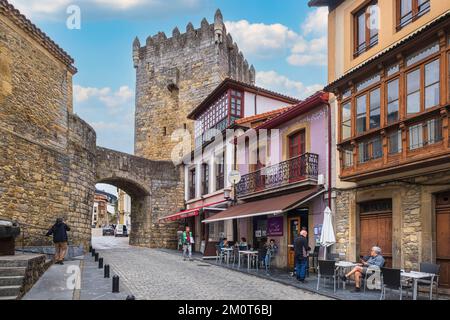 Spain, Principality of Asturias, Salas, stage on the Camino Primitivo ...