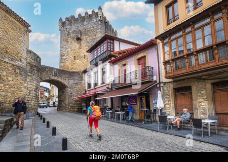 Spain, Principality of Asturias, Salas, stage on the Camino Primitivo ...