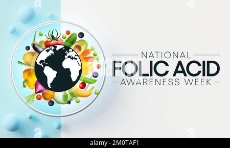 Folic Acid awareness week is observed every year in January Stock Photo ...