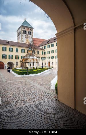 Magic of Christmas in Bressanone and at the Novacella Abbey Stock Photo ...