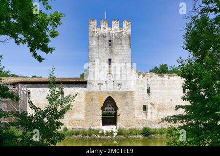 France, Meuse (55), Vaucouleurs, chateau de Gombervaux, 14th century ...