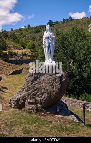 France, Cantal, Alleuze, La Barge, Saint Michel Chapel, End of the Way ...
