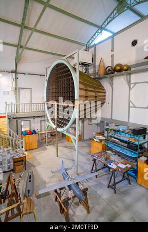 France, Paris, the Gustave Eiffel wind tunnel, laboratory built by ...