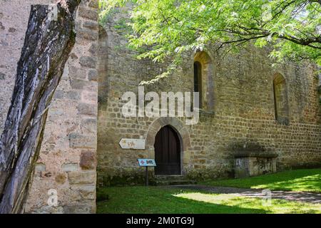 France, Var, Les Arcs, Sainte Roseline chapel by Marc Chagall, the Meal ...