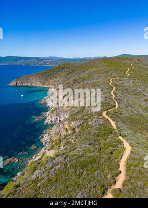 Coastal path of Cap Lardier Var Provence Stock Photo - Alamy