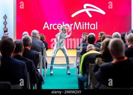 Illustration picture shows the inauguration of Steelanol, the new ...