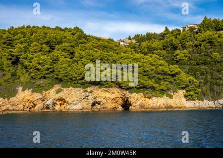 Beautiful sites of Skiathos island, Greece Stock Photo - Alamy