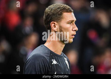 Yann LIENARD of Monaco during the French championship Ligue 1 football ...