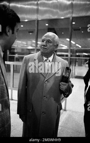 Argentine economist Raúl Prebisch arrives at Buenos Aires Ezeiza ...