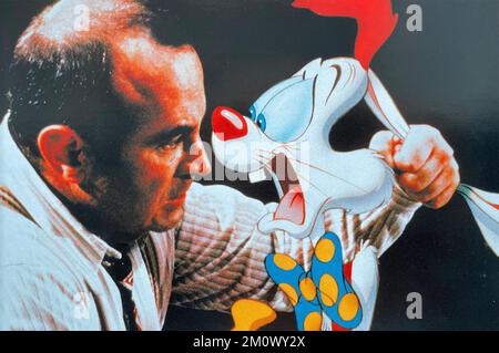 BOB HOSKINS, ROGER RABBIT, WHO FRAMED ROGER RABBIT, 1988 Stock Photo ...