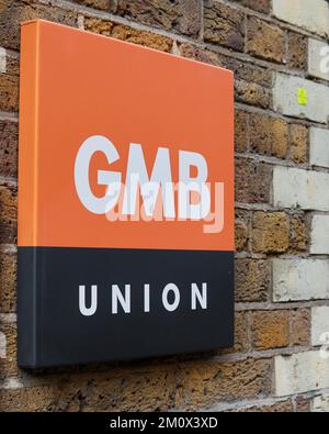 GMB Union Sign, Outside Headquarters Stock Photo - Alamy