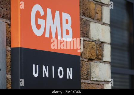 GMB Union Sign, Outside Headquarters Stock Photo - Alamy