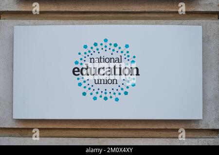 National Education Union sign, outside headquarters Stock Photo - Alamy
