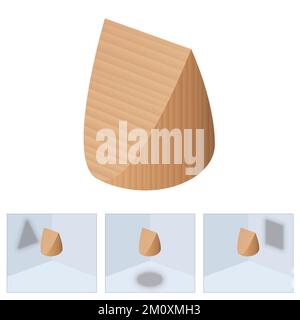 Round, triangular and square shadow, three different shadows from one ...