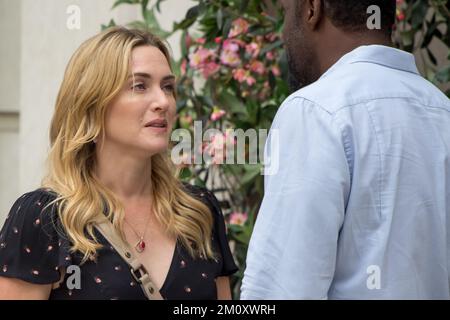 Kate Winslet Films Mountain Between Us Stock Photo - Alamy