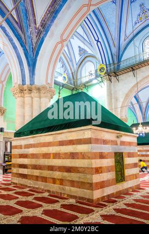 Cave of the Patriarchs in Hebron, Palestine. According to tradition ...