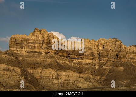 An aerial view of forest landforms and stone formations in Zada County ...