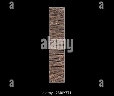Uppercase letter P of the alphabet - Rustic tree cortex texture Stock ...
