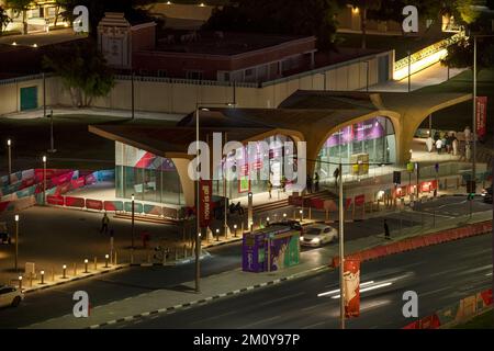 Al Bidda Metro Station Corniche Qatar Stock Photo - Alamy