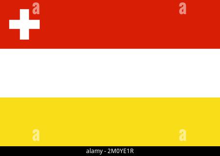 flag of German peoples Alemannic-speaking Germans at cloudy sky ...