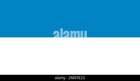 flag of German peoples Baltic Germans at cloudy sky background ...