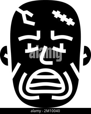zombie evil glyph icon vector illustration Stock Vector Image & Art - Alamy