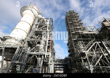 Illustration picture shows the Steelanol plant during the inauguration ...