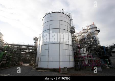 Illustration picture shows the Steelanol plant during the inauguration ...