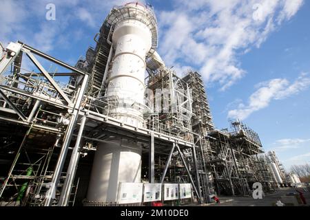 Illustration picture shows the Steelanol plant during the inauguration ...