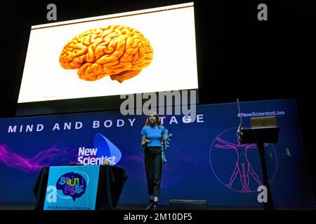 Alina Ivan giving a talk entitled, "Hack your brain", on the Mind and ...