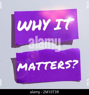 Conceptual caption Why It Matters. Business approach Important Reasons ...