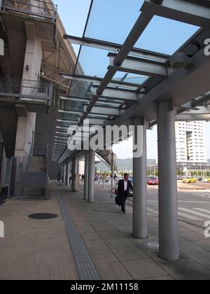 Taiwan, OCT 3 2010 - Sunny view of the nature landscape of Wulai Stock ...