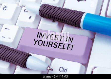 Writing displaying text Invest In Yourself, Business concept service ...