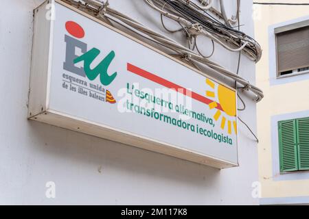 Manacor, Spain; december 01 2022: Headquarters of the Spanish political ...