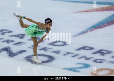 Jia Shin of Republic of Korea competes during ISU Grand Prix of Figure ...
