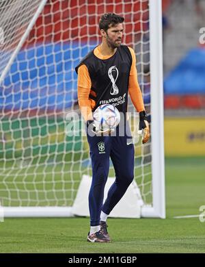 Alisson Becker of Brazil during the FIFA World Cup 2026 Group C match ...