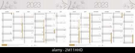 2023 french calendar with school holidays - france - printable business ...