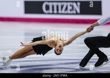 Turin, Italy. 08th Dec, 2022. Sara Conti and Niccolo Macii of Italy ...