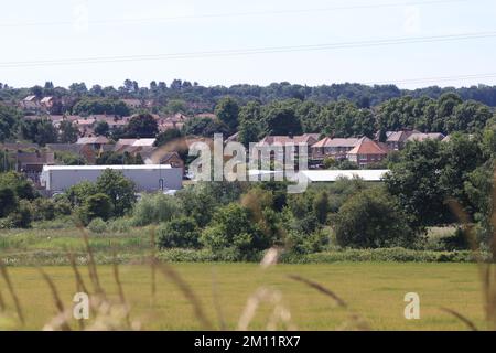 View of Manton, Worksop, Notts, England, UK Stock Photo - Alamy