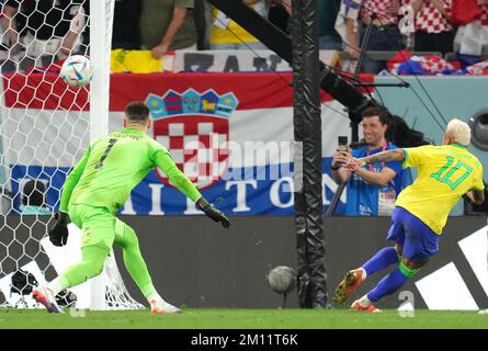 Brazil's Neymar scores his sides first goal from the penalty spot Stock ...